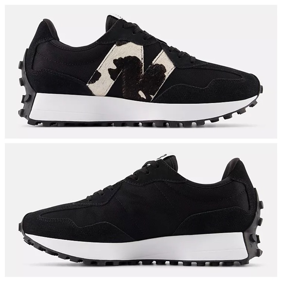 New Balance | Shoes | New Balance 327 Black Lemonade Calfskin Animal ...
